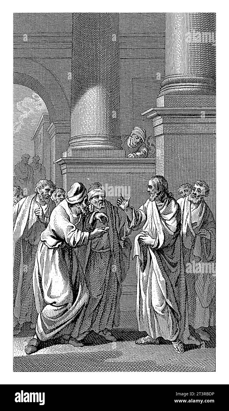 Jesus and the pharisees Black and White Stock Photos & Images - Alamy