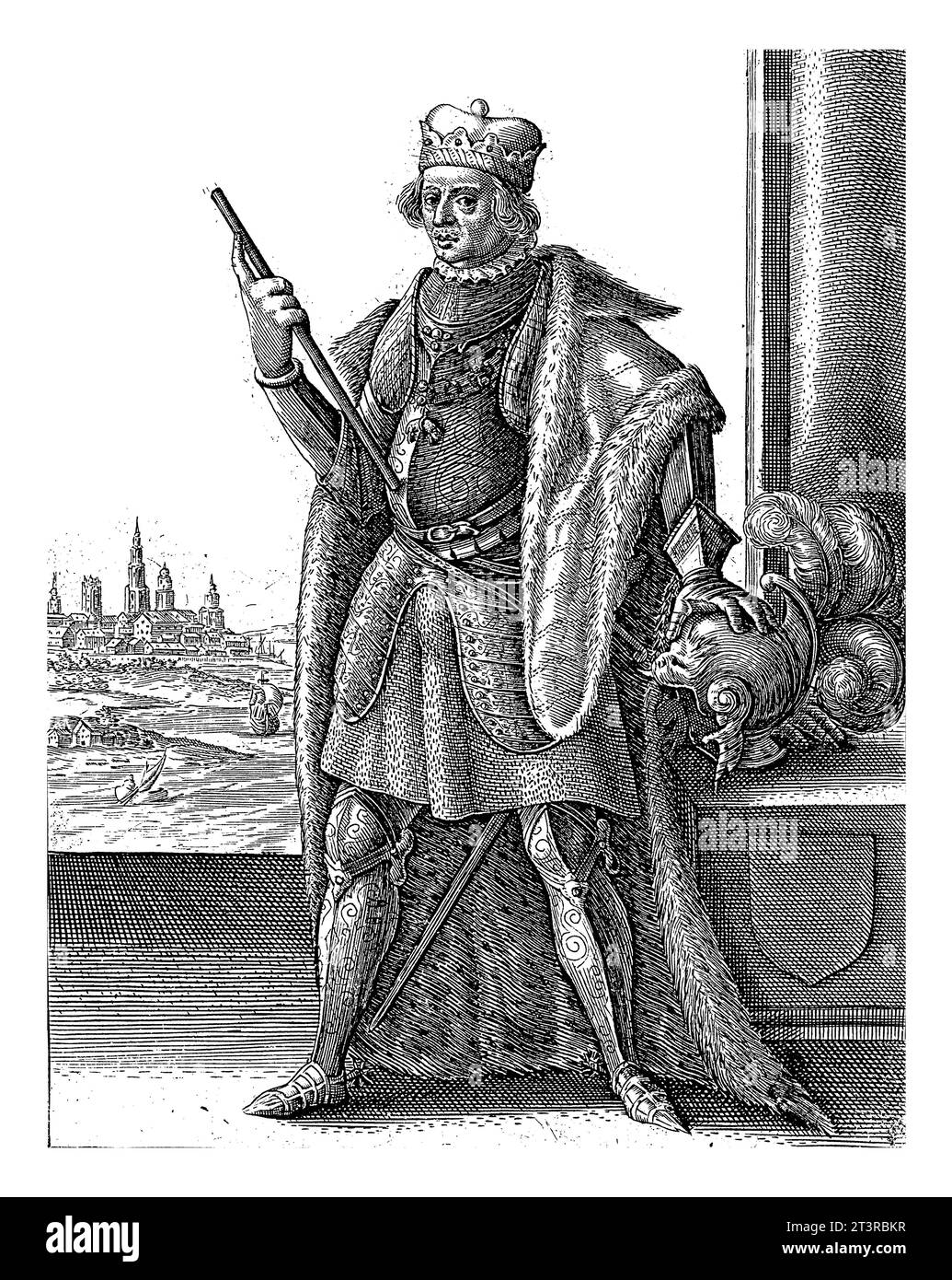 Portrait of Philip the Bold, Simon van de Passe, 1605 - 1647 Portrait ...