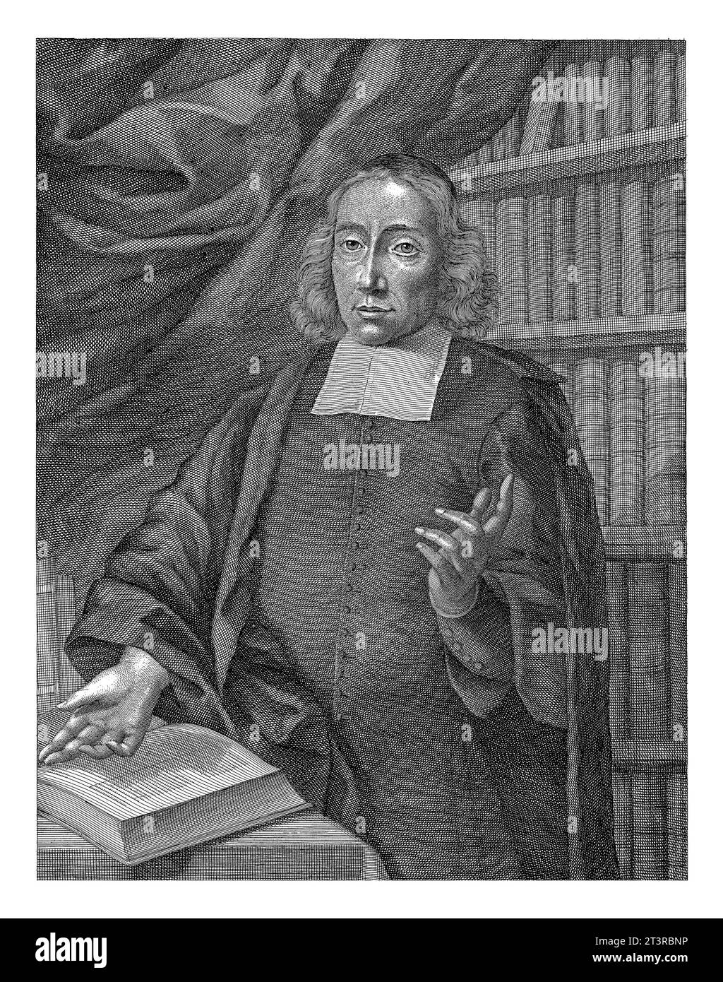 Portrait of Florentius Costerus, Jacob Houbraken, 1708 - 1780 Portrait ...