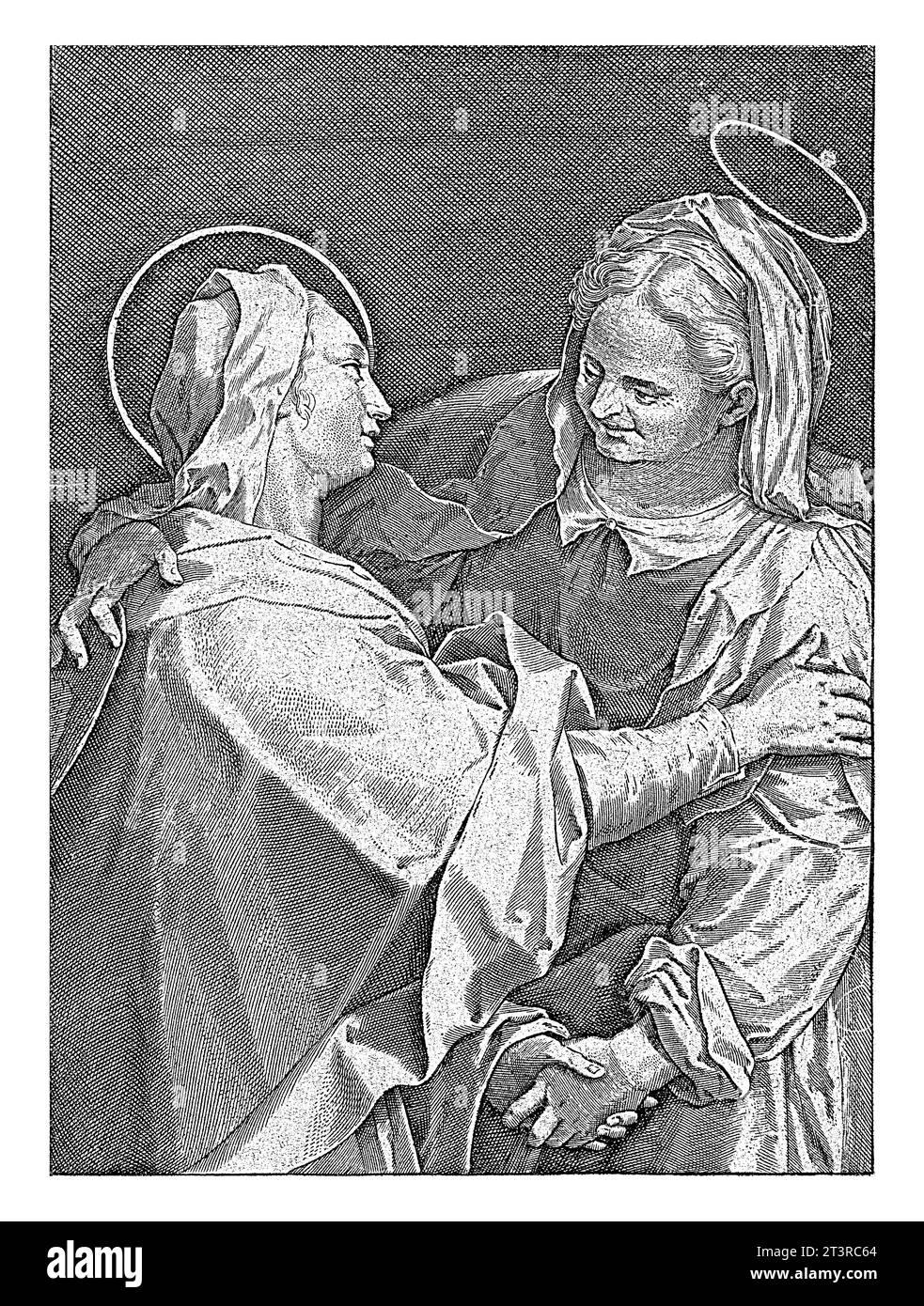 Visitation, Karel van Mallery, 1626 - 1676 Meeting of Mary and ...