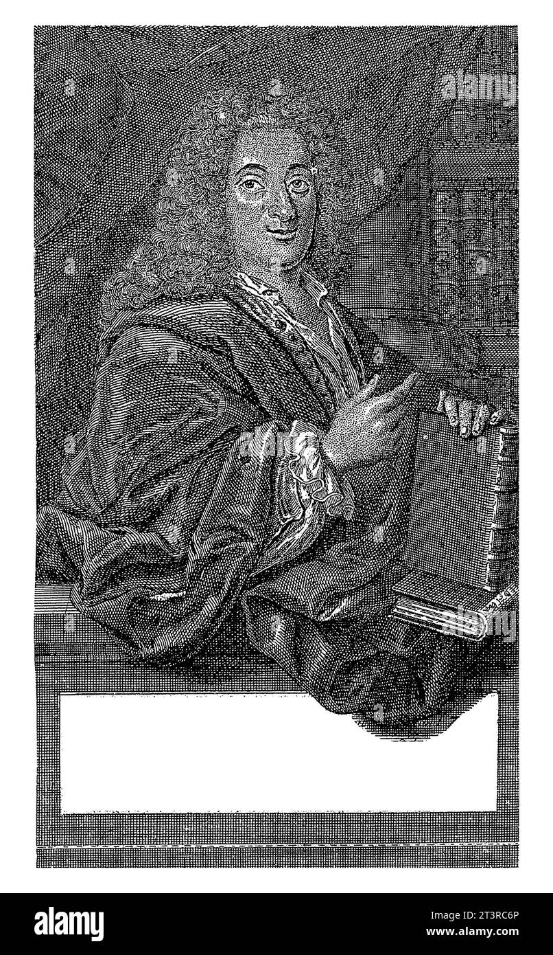 Portrait of Pierre Fauchard, Georg Paul Busch, c. 1716 - 1756, vintage ...