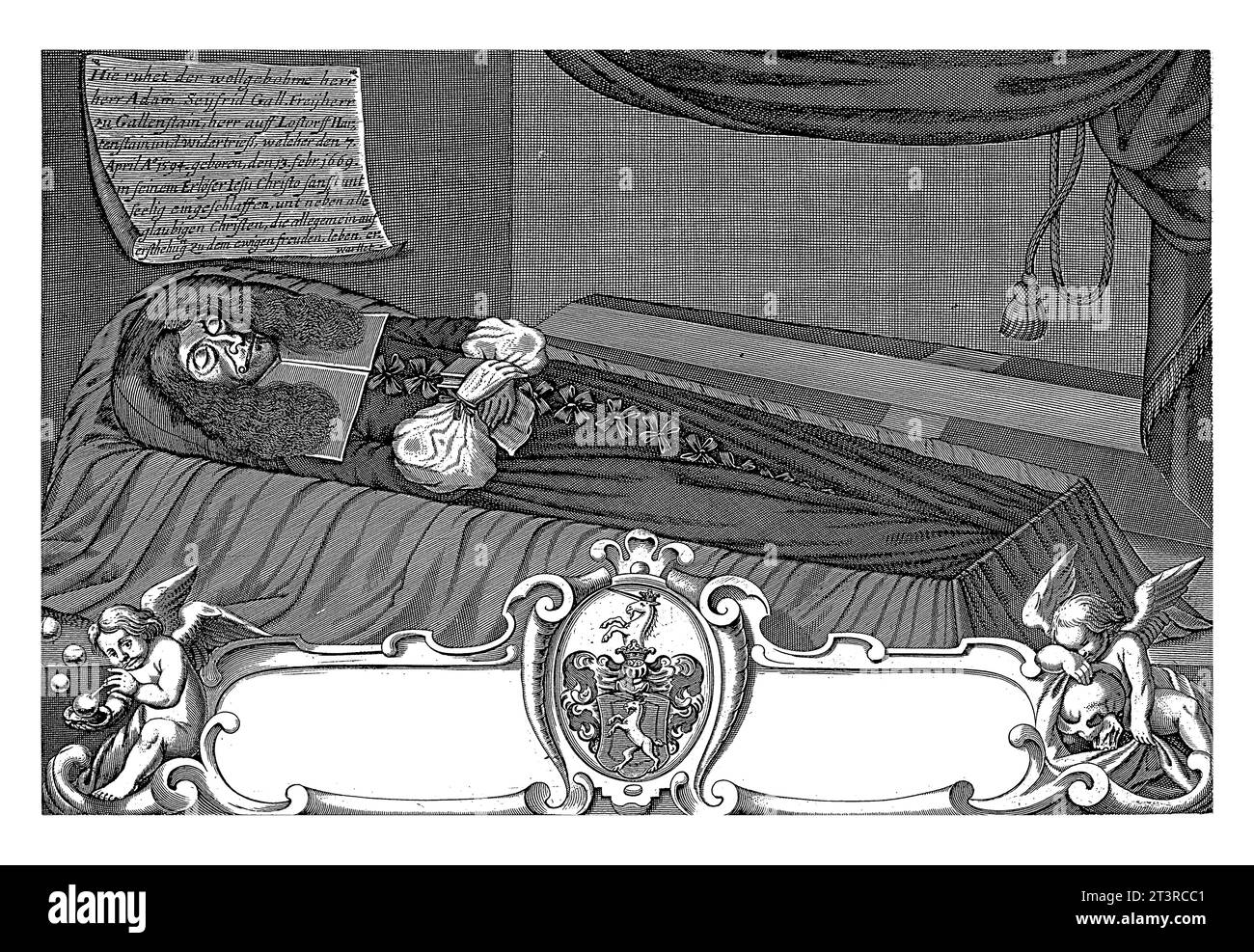 Death Portrait of Adam Seyfried Gall von Gallenstein, Matthias van ...