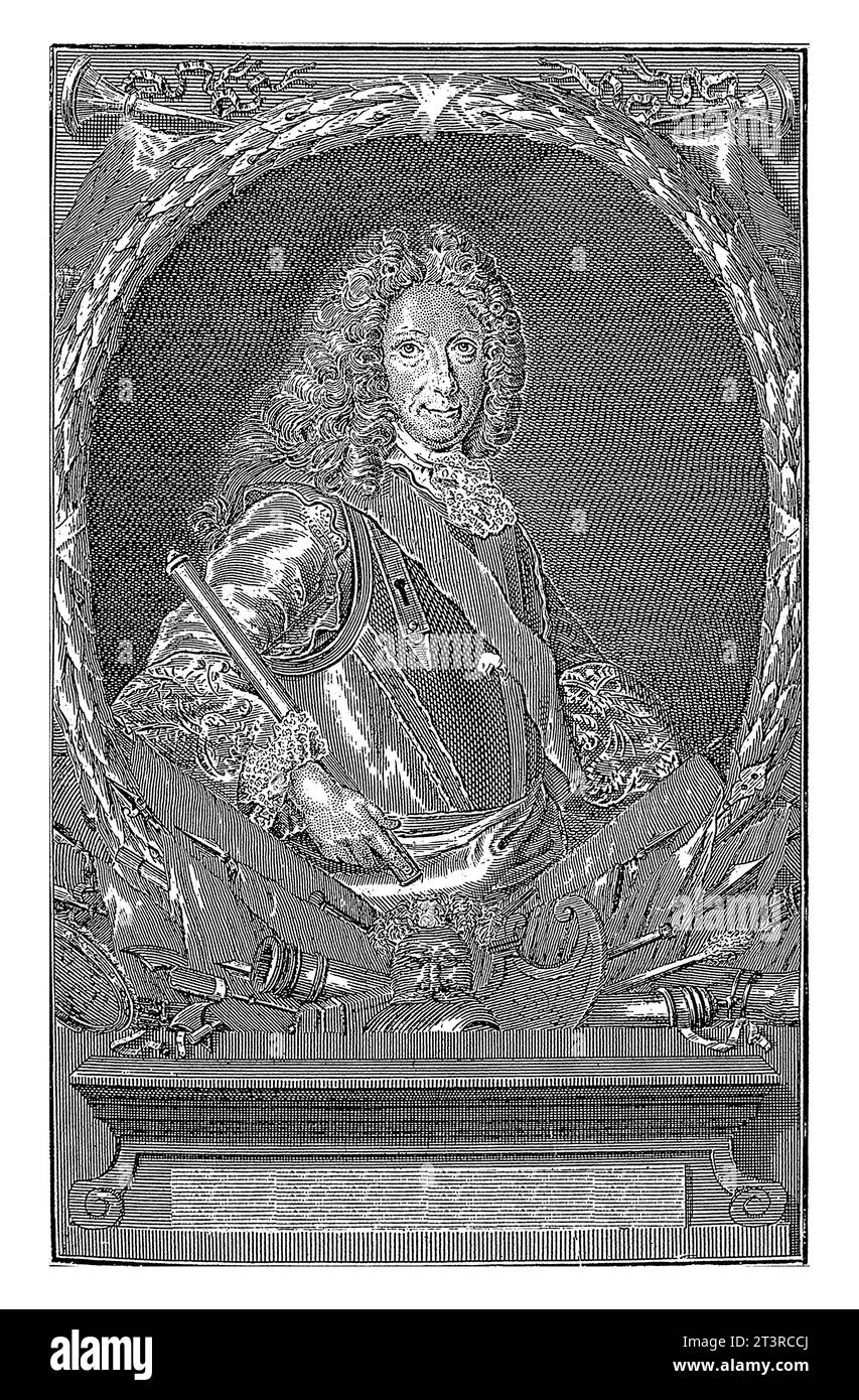 Portrait of Philip V, King of Spain, Georg Paul Busch, c. 1716 - 1756 ...