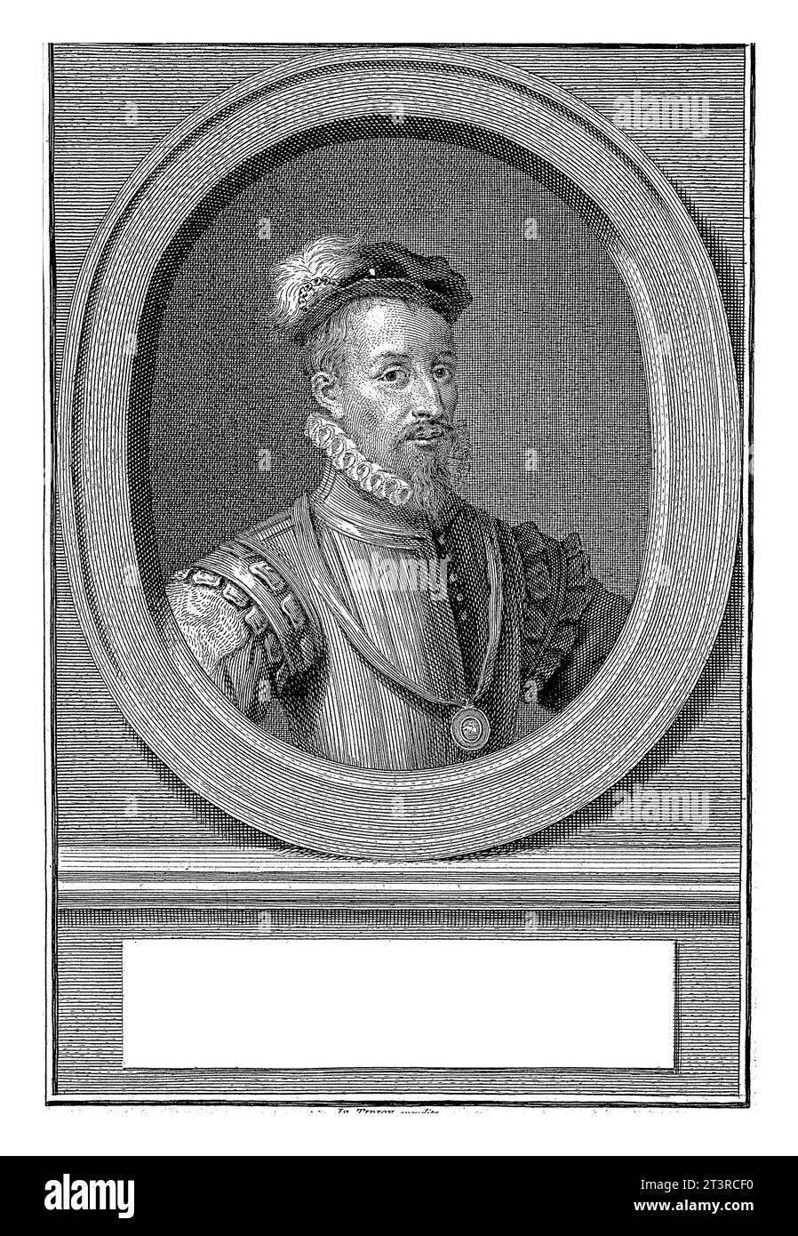 Portrait of Robert Dudley, Earl of Leicester, Jacob Houbraken, 1749 ...