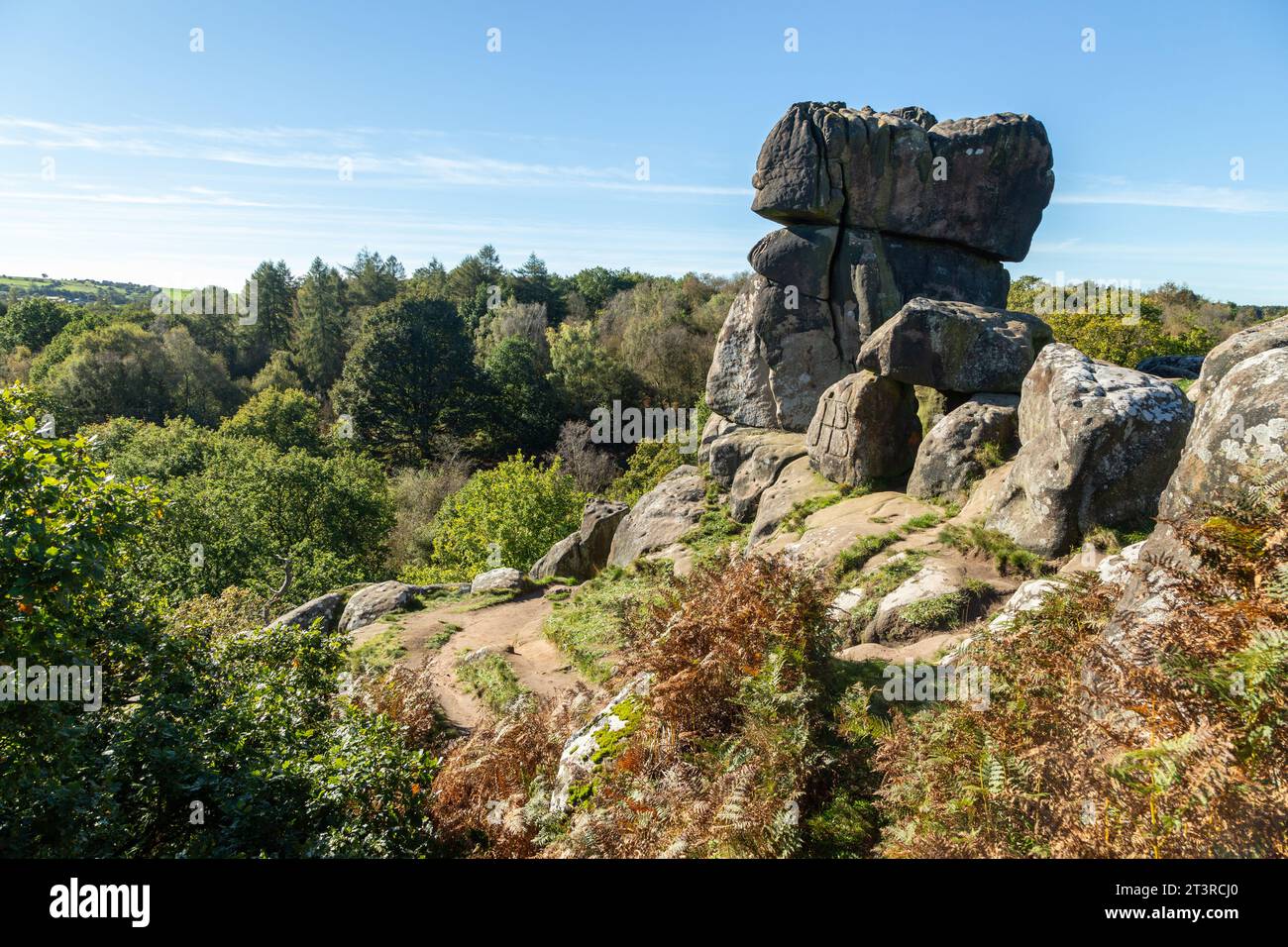 Robin Hood's Stride (also known as Mock Beggar's Mansion) is a rock ...