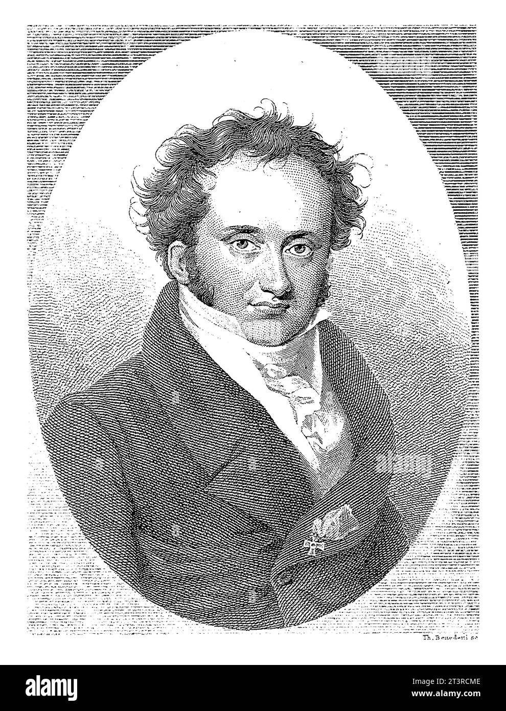 Portrait of Joseph von Hormayr, Tommaso Benedetti, 1806 - 1863 Stock ...