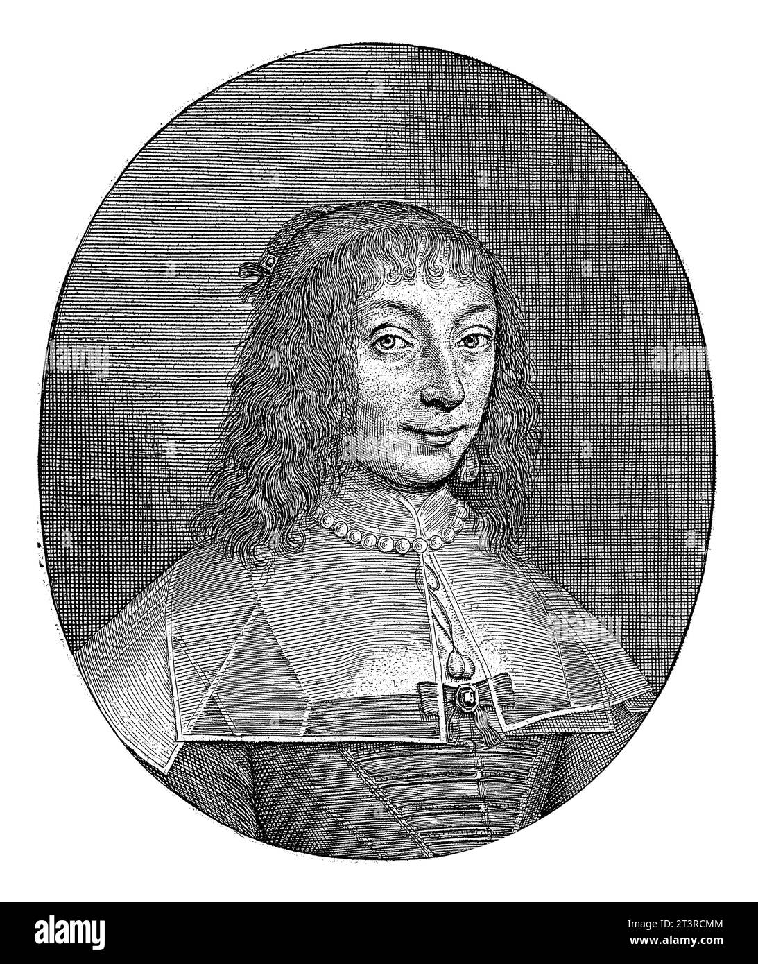 Portrait of Johanna de La Cave, Crispijn van den Queborn, 1638 Portrait ...