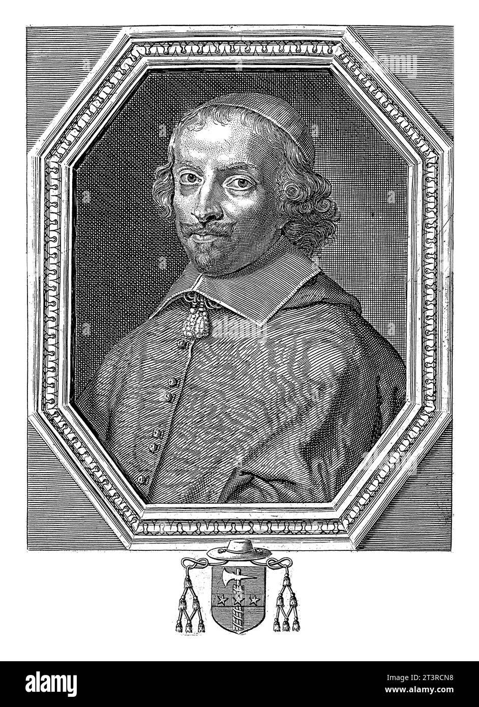 Portrait of the Cardinal Jules Mazarin, Coenraet Waumans, 1633 - 1673 ...