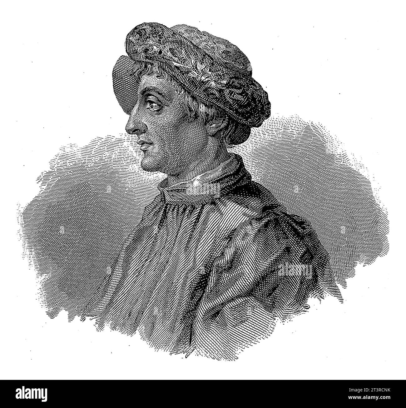 Portrait of Soldier Alberico da Barbiano, G. Stuppi, after unknown ...