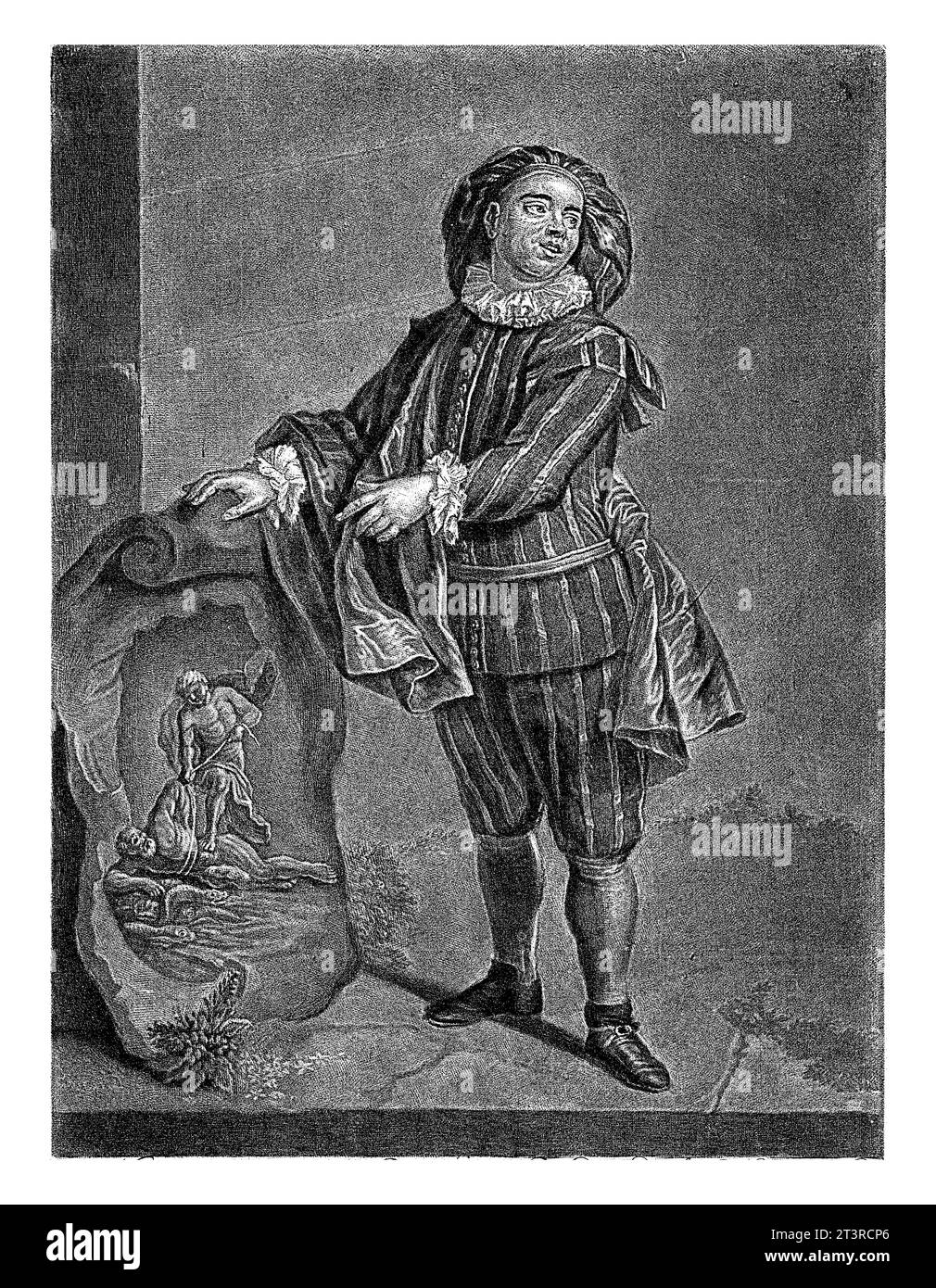 Portrait of Angelo Constantini, Jacob Gole, after Francois de Troy ...