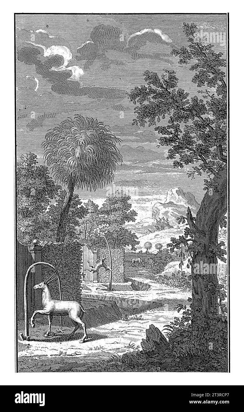 Tied to poles Cut Out Stock Images & Pictures - Alamy