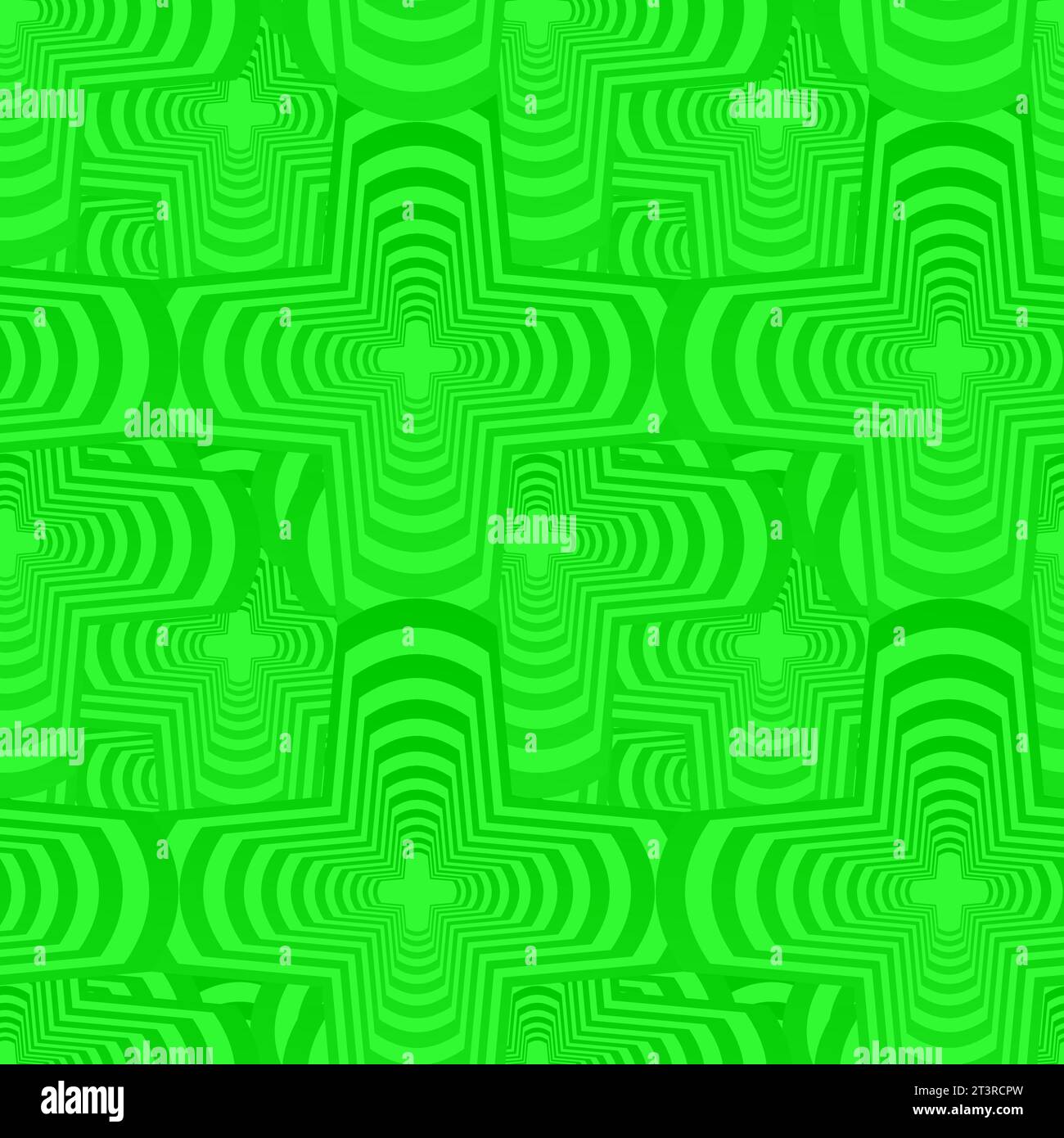 Green seamless curved polygon pattern background Vector Image Stock ...