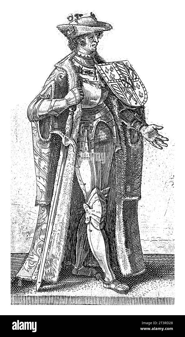 Portrait of Philip the Good, Duke of Burgundy, Adriaen Matham, 1620 ...