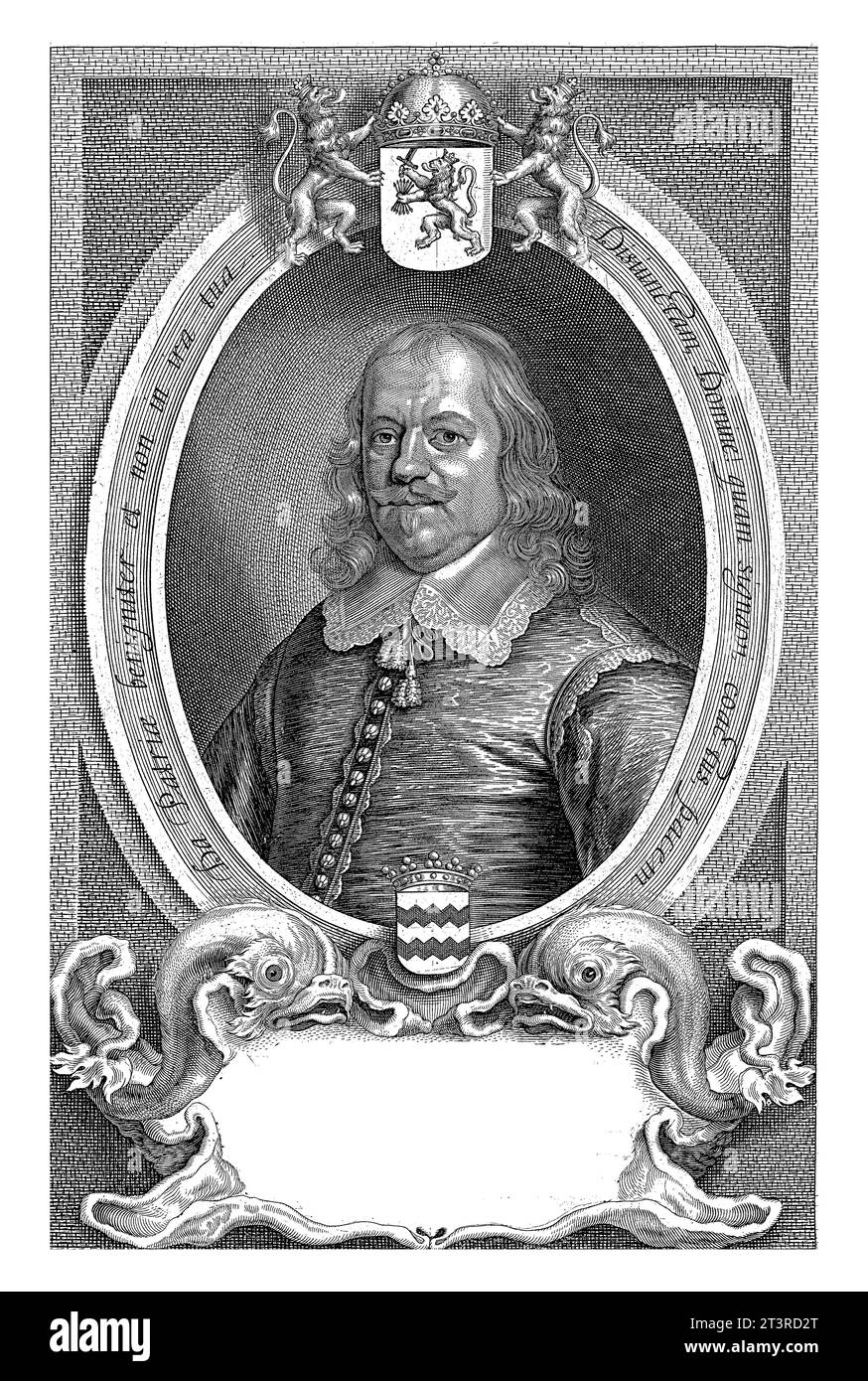 Portrait of Godard van Reede van Nederhorst, Cornelis Galle (II), after ...