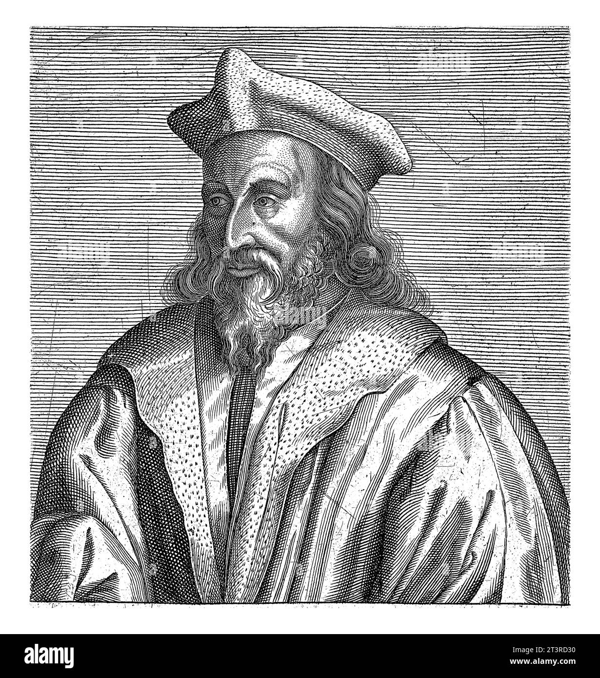 Portrait of Jerome of Prague, Hendrick Hondius (I) (possibly), 1599 ...