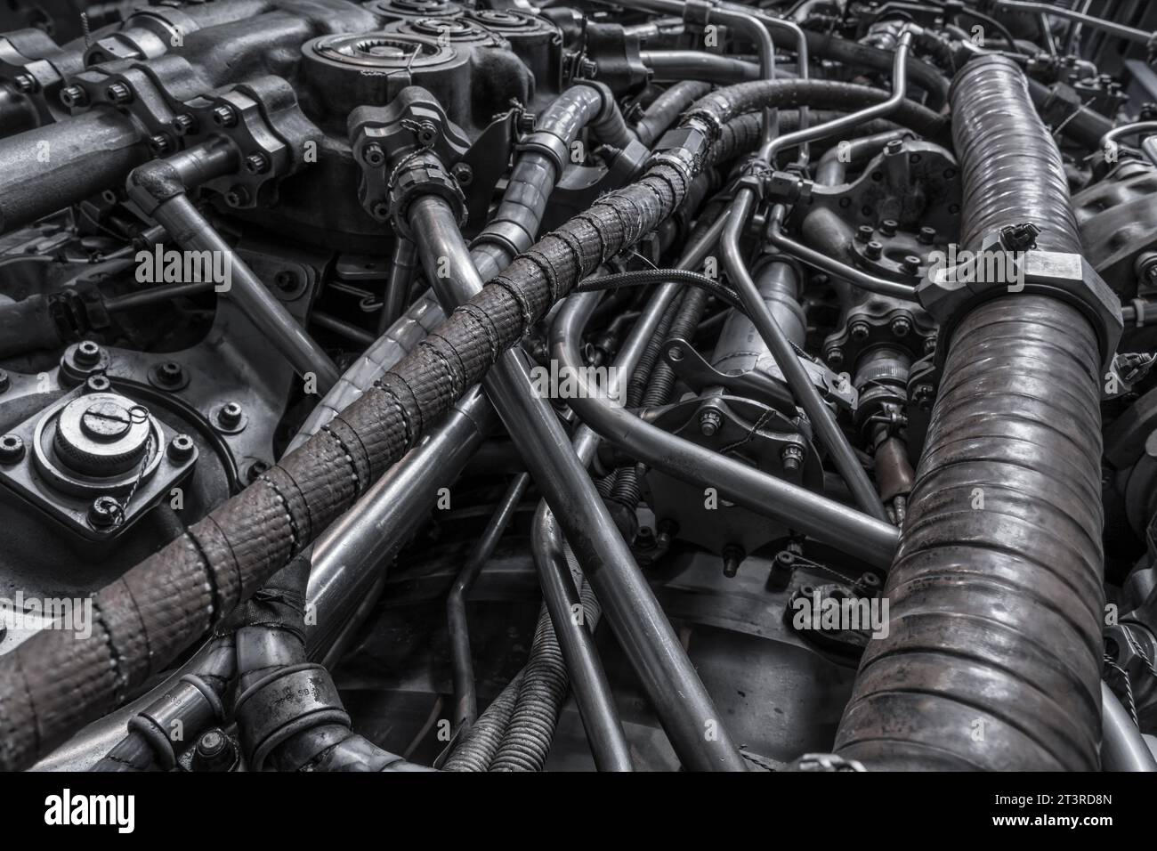 Detail of a historic Concorde jet engine Stock Photo - Alamy