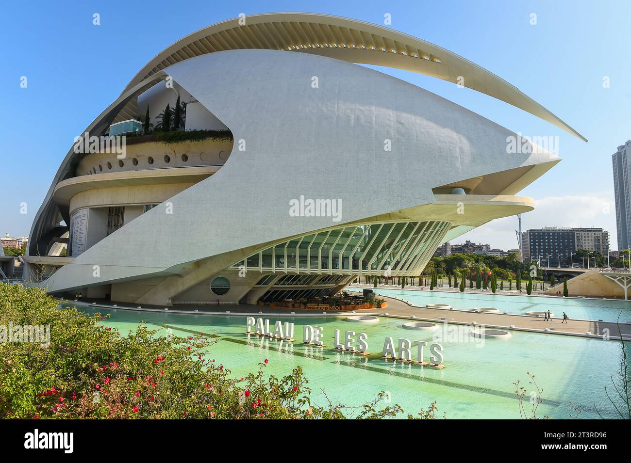 Valencia art and science center by Architect Santiago Calatrava Modern ...