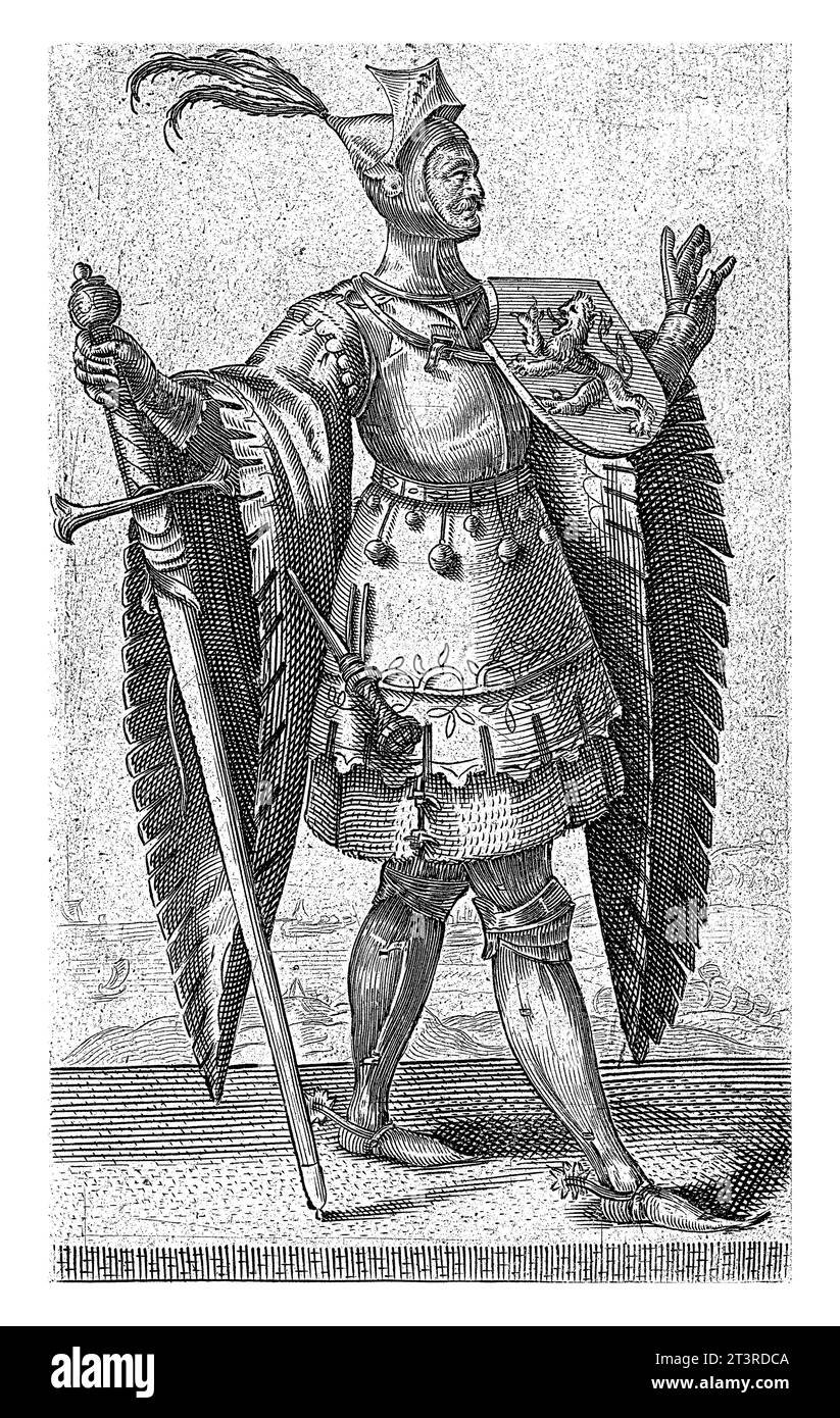 Portrait of Dirk II, Count of Holland, Adriaen Matham, 1620 Portrait of ...