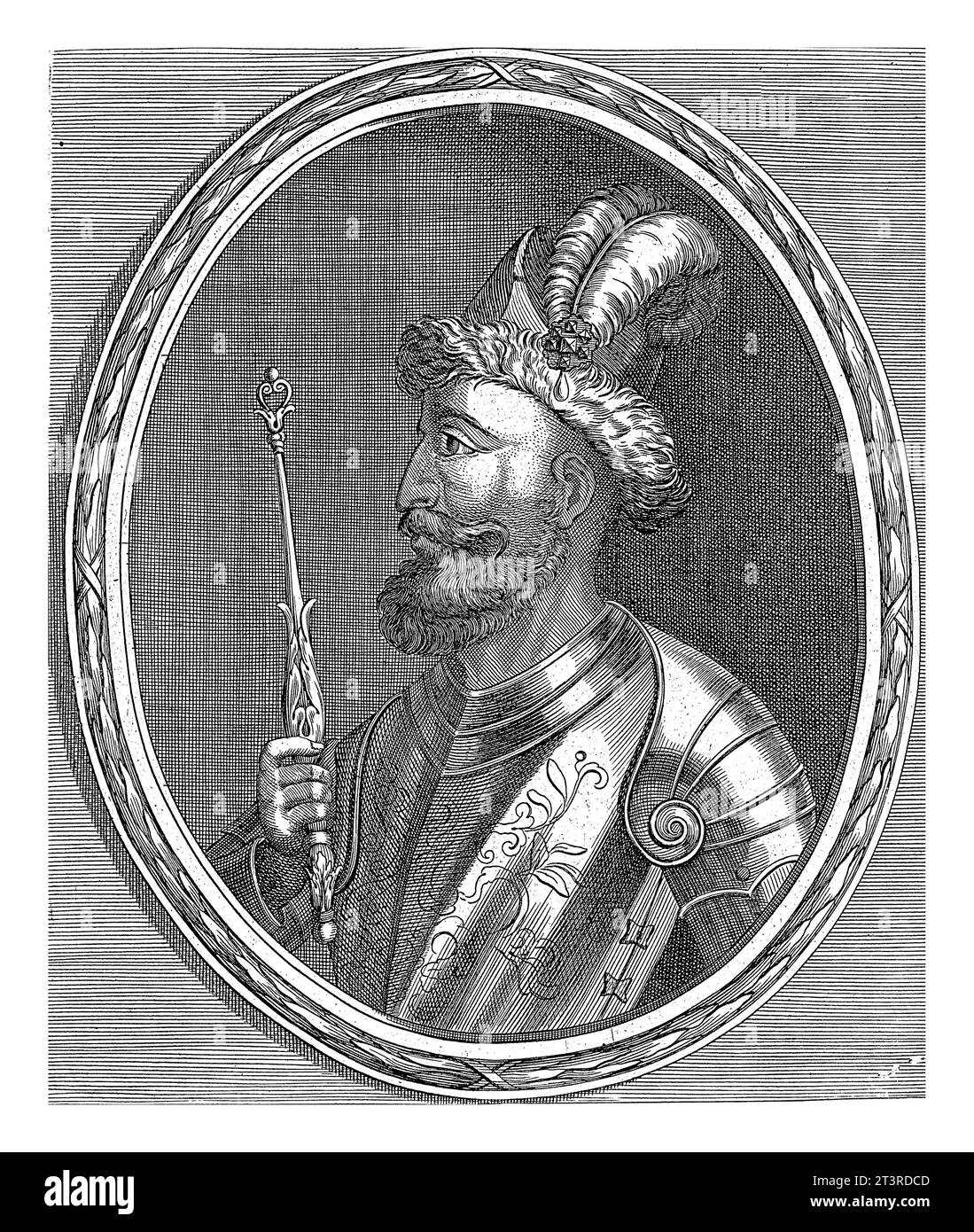 Portrait of kos Barcsay, Prince of Transylvania, Cesare Laurentio, in ...