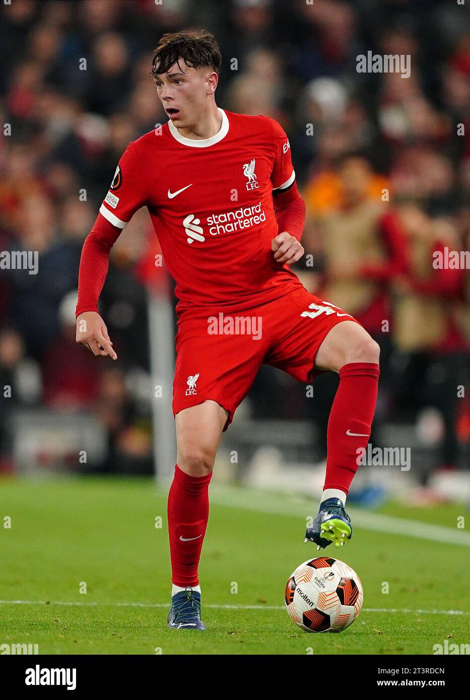 Liverpool's Luke Chambers during the UEFA Europa League Group E match ...