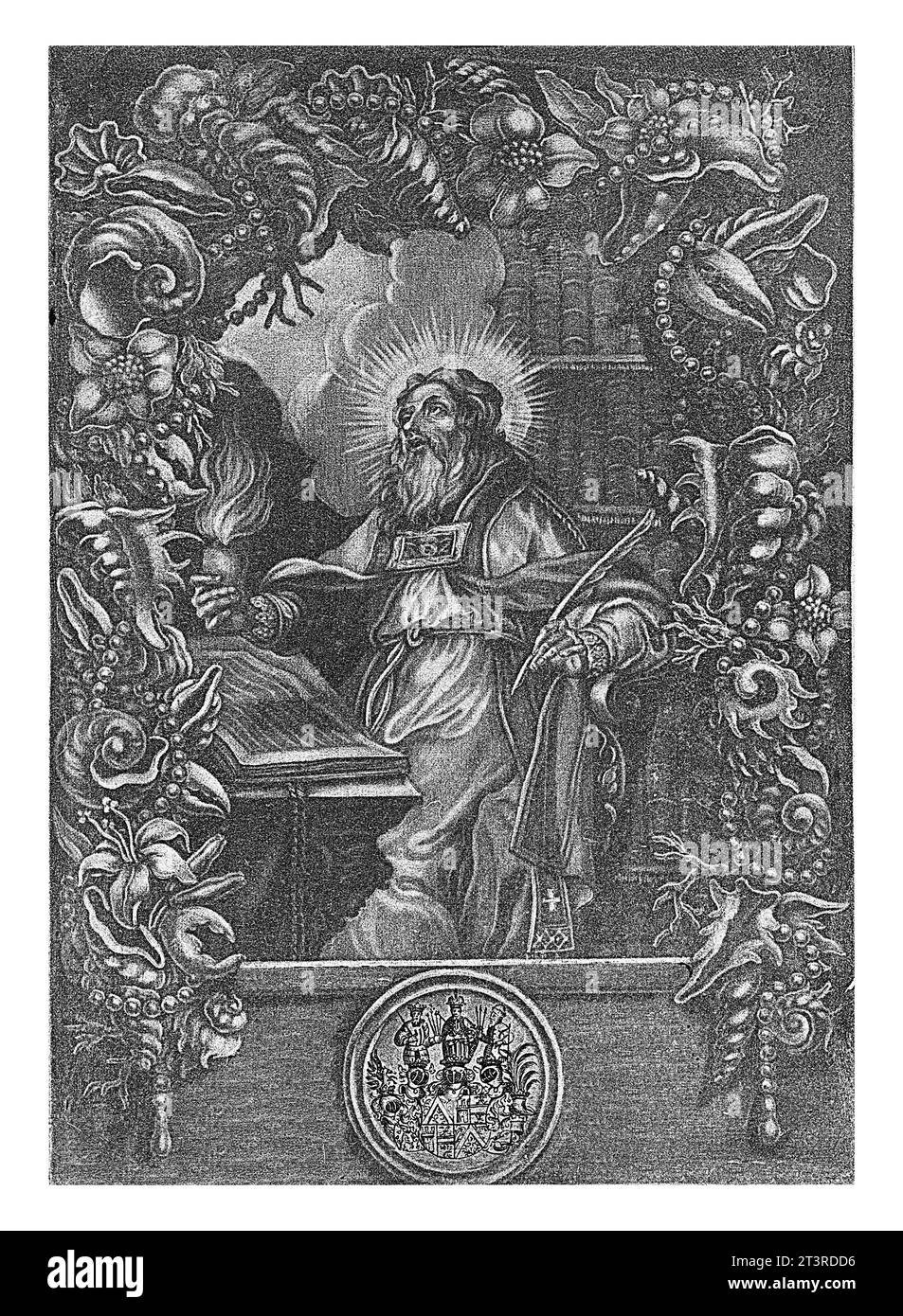 Saint augustine portrait Black and White Stock Photos & Images - Alamy