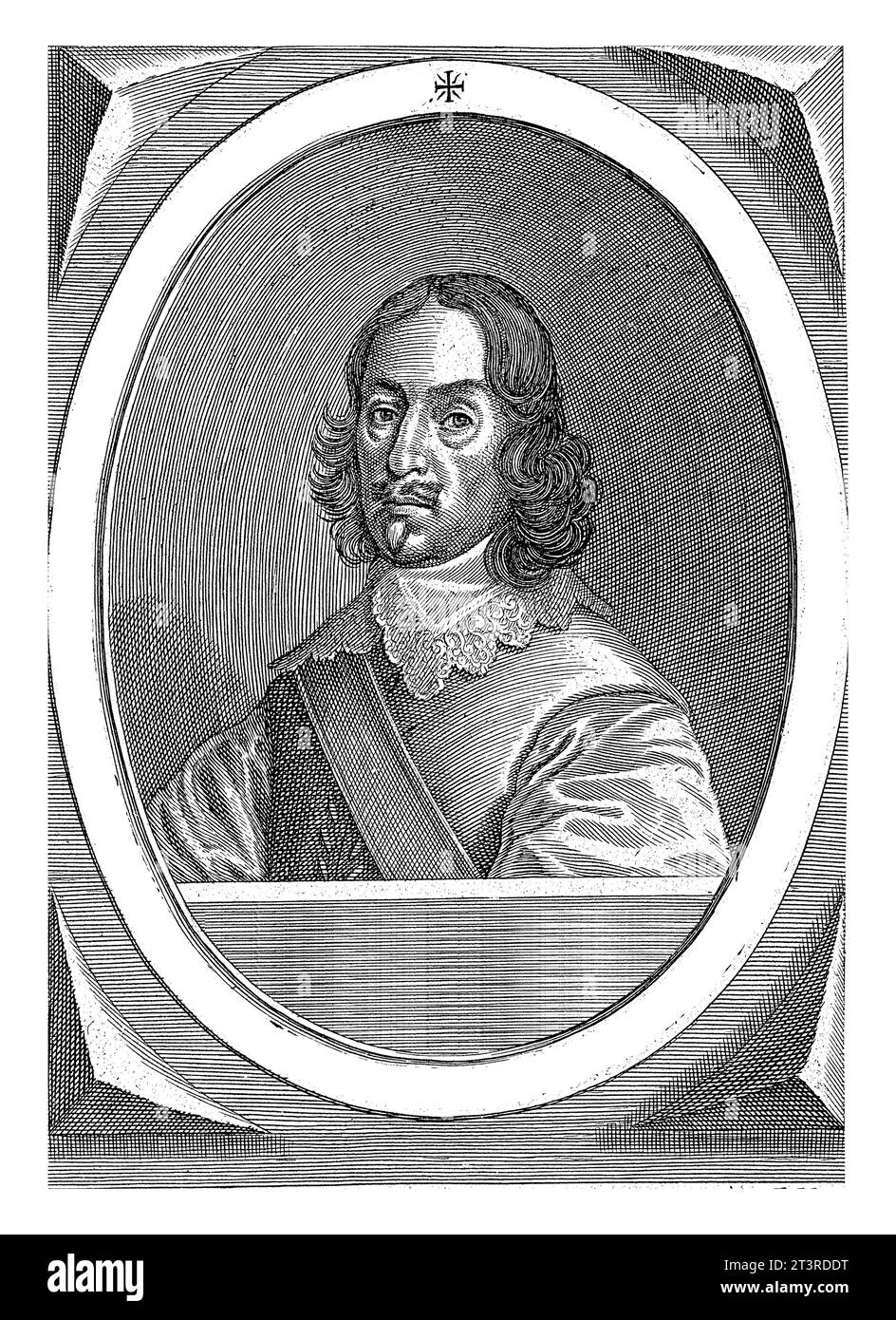 Portrait of Theodorus of Steinheim, Friedrich van Hulsen, 1649 Bust of ...