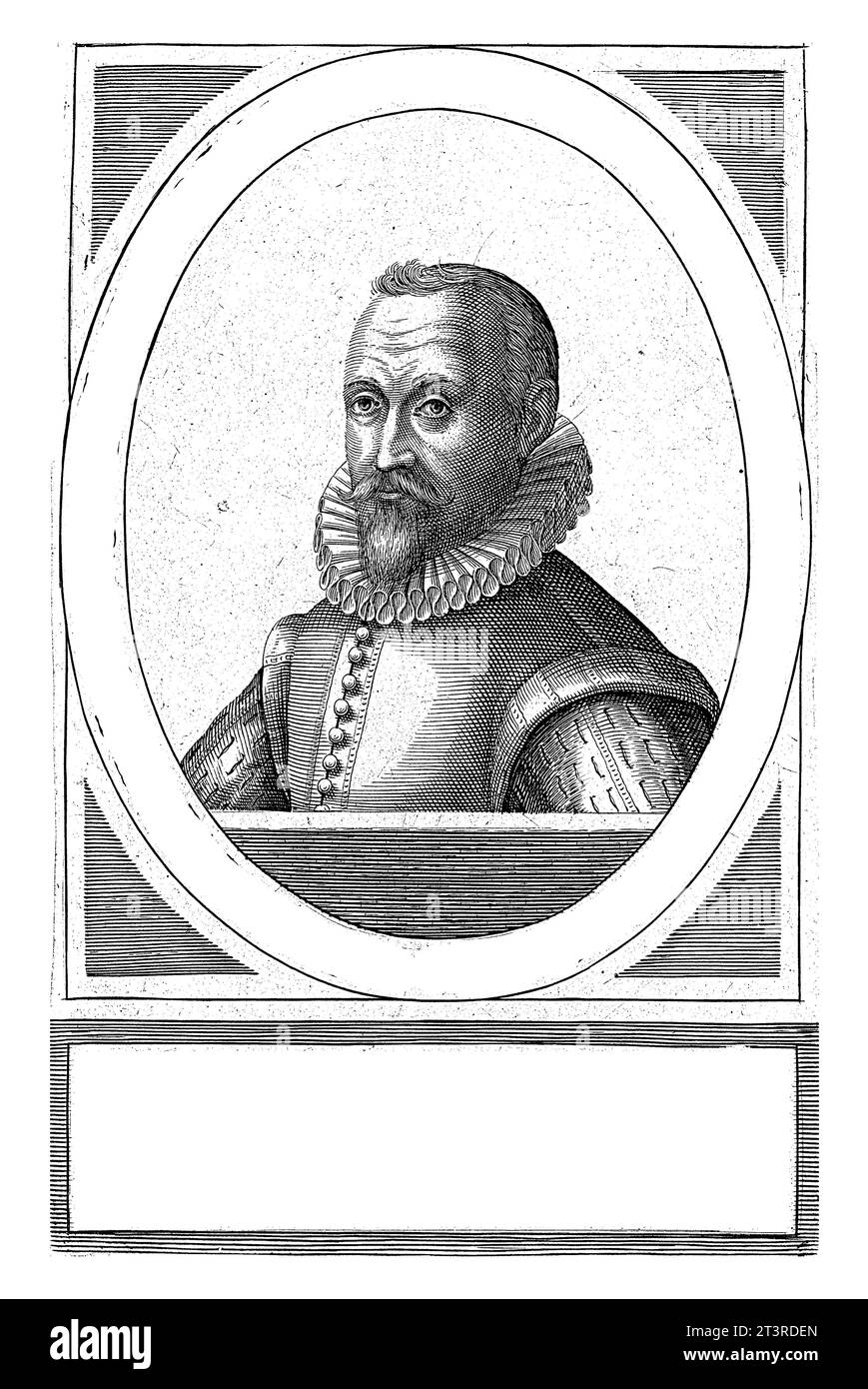 Portrait of Gellius Hillema, Hendrick Hondius (I), 1608 Bust to the ...