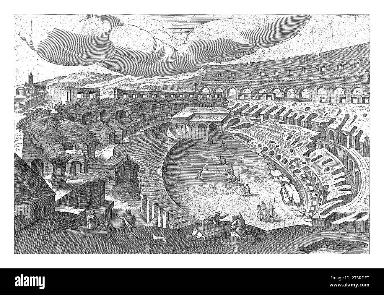View of the Colosseum, Hendrick van Cleve, 1585 View of the ruins of ...