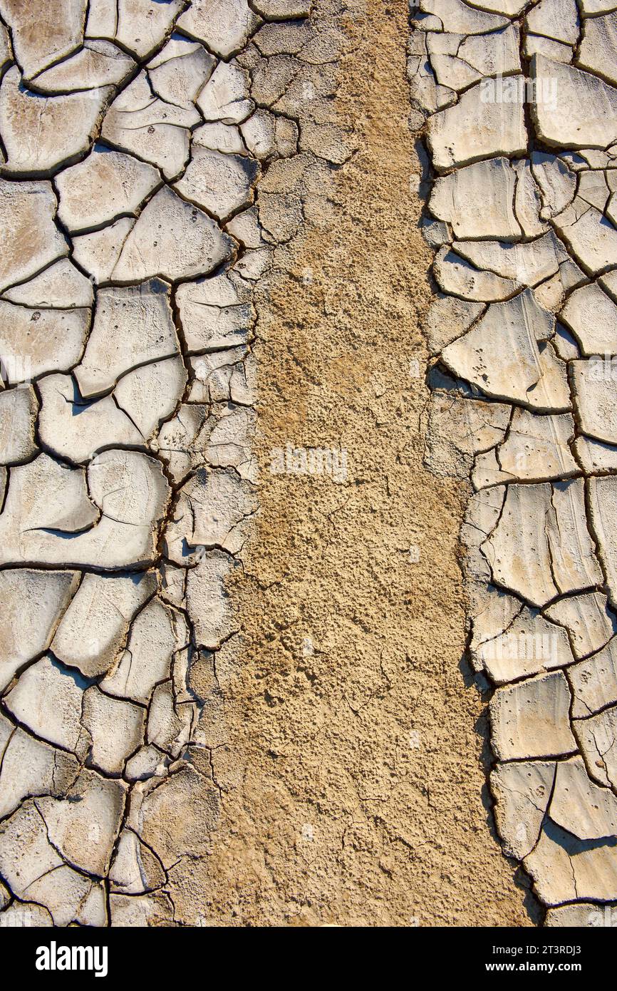 cones of mud volcanoes from which rivers of mud flow Stock Photo - Alamy