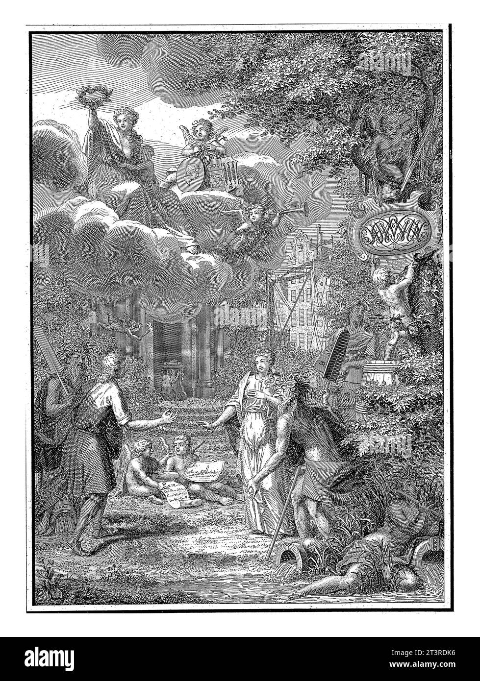 Allegorical representation on the occasion of the marriage of Gijsbert ...