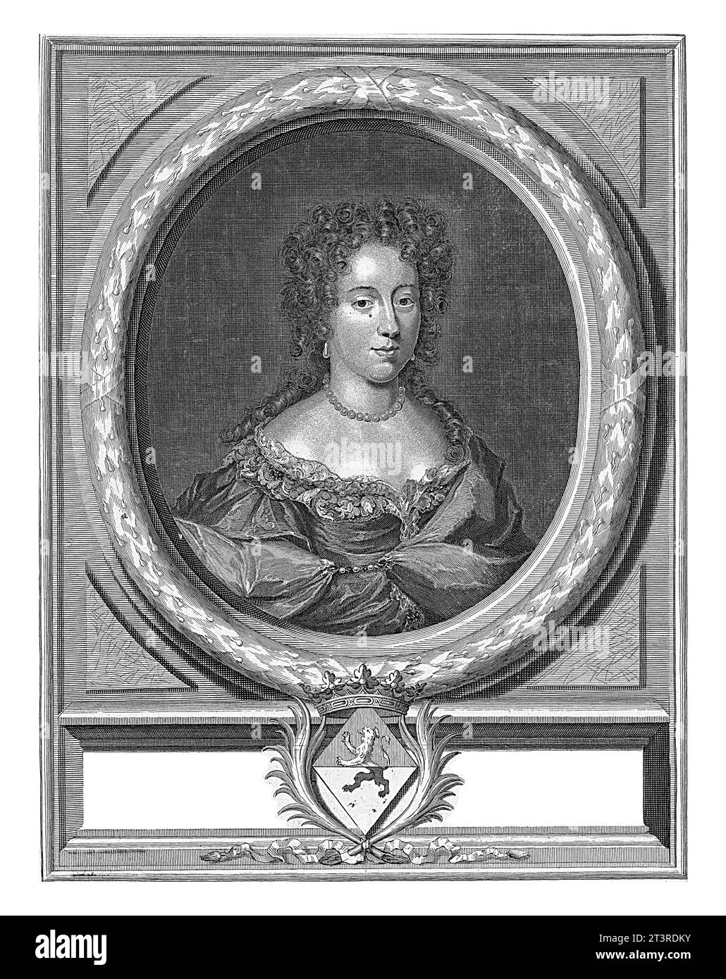 Portrait of Louise Francoise de La Baume Le Blanc de la Valliere, Jacob ...