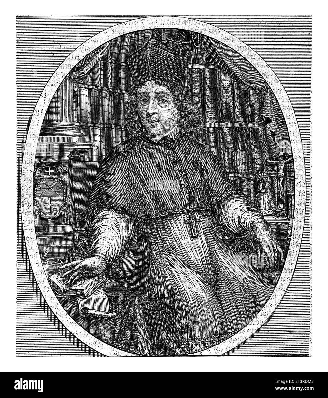 Portrait of Apostolic Vicar Petrus Codde, Francois van Bleyswijck ...