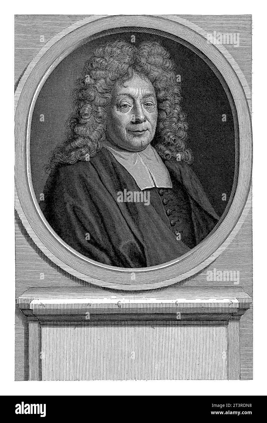 Portrait of Philippus van Limborch at the age of 78, Pieter van Gunst ...