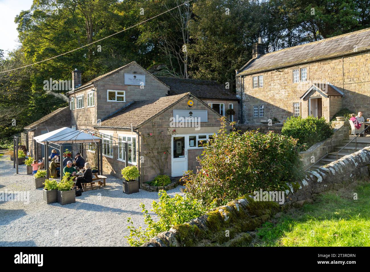 The Druid Inn Birchover, Derbyshire Stock Photo - Alamy