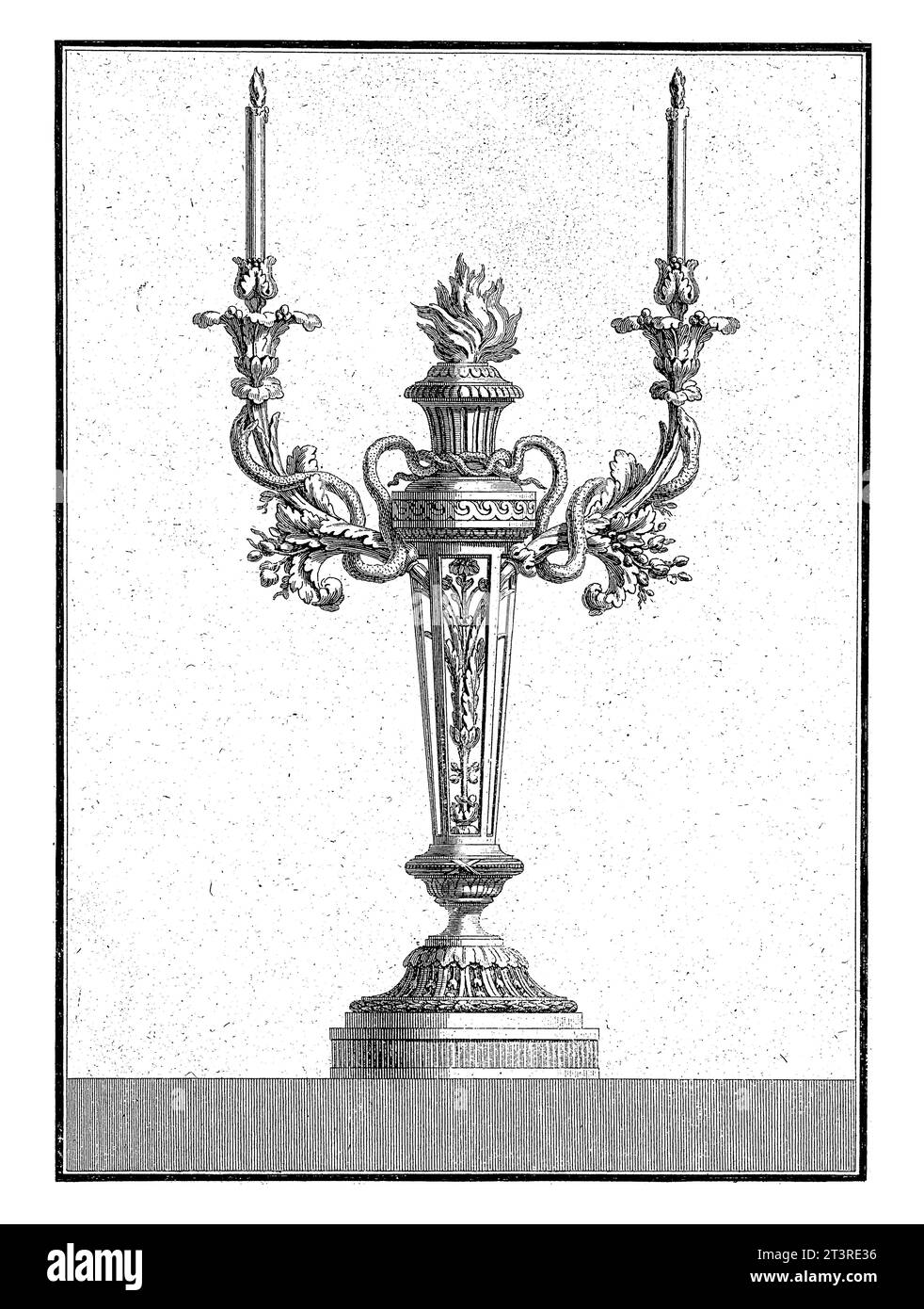 Girandole with Snakes, A. Colinet, after Jean Francois Forty, 1775 ...