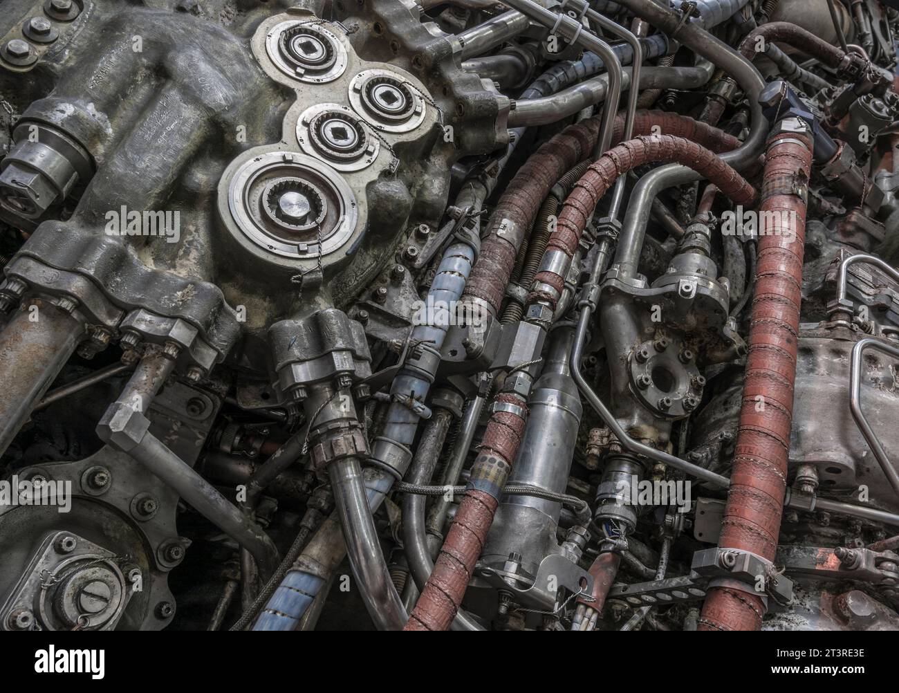 Detail of a historic Concorde jet engine Stock Photo - Alamy