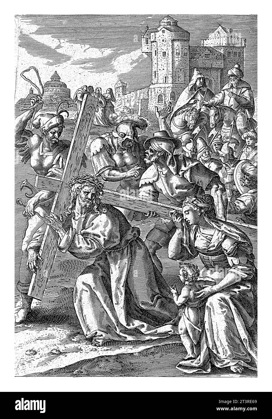 Simon of cyrene Black and White Stock Photos & Images - Alamy