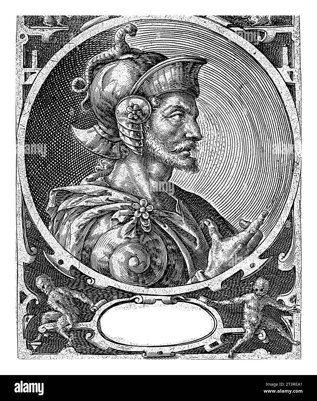 King Joshua as One of the Nine Heroes, Crispijn van de Passe (I), 1574 ...