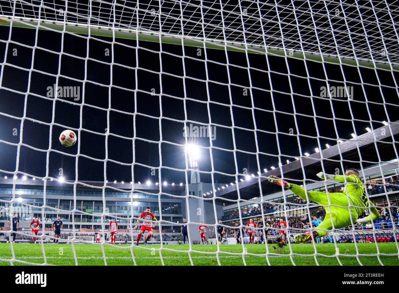 Backa Topola, Serbia. 26th Oct, 2023. Soccer: Europa League, TSC Backa ...