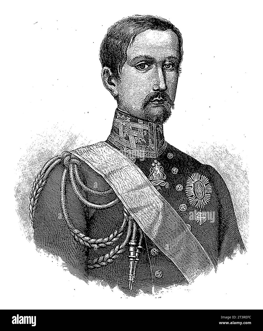 Portrait of Ferdinand Maria of Savoy-Carignano, Luigi Mantovani, 1848 ...