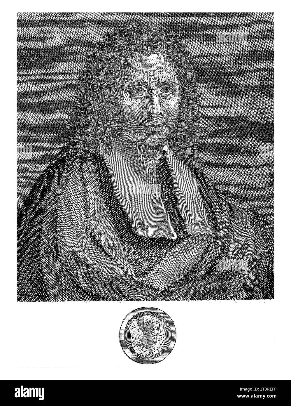 Portrait of Author Benedetto Averani, Gaetano Vascellini, after unknown ...