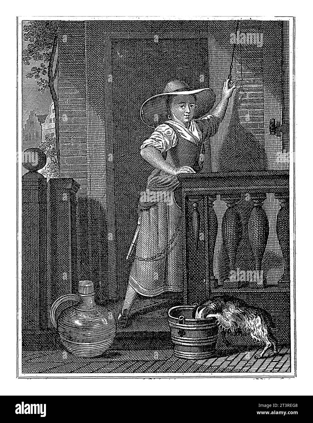 Scene in front ancient Black and White Stock Photos & Images - Alamy