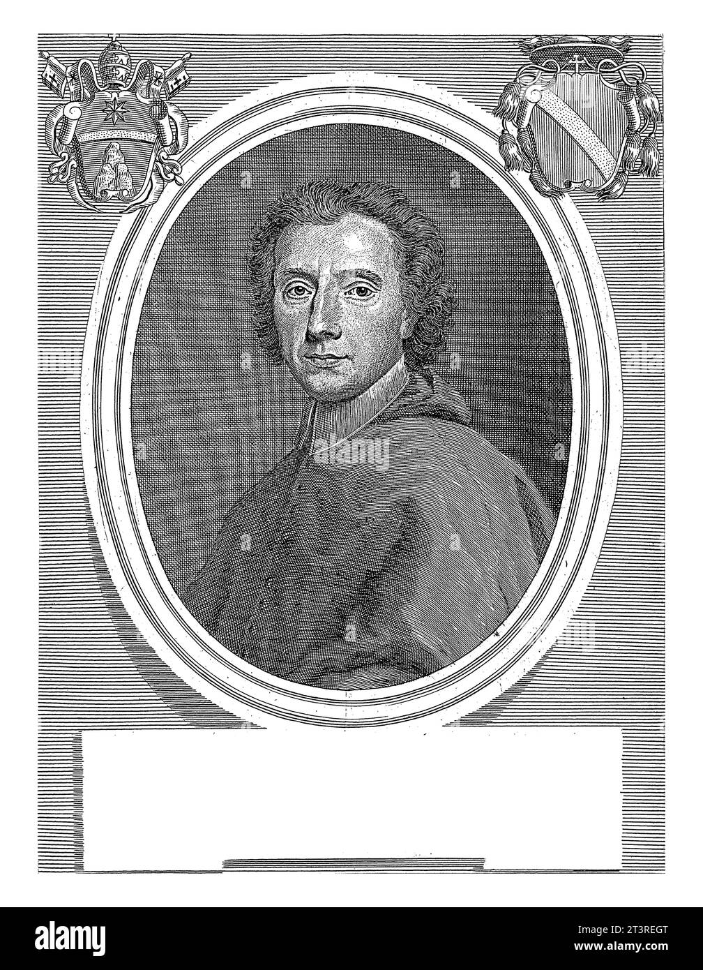 Portrait of Cardinal Thomas Philip Wallrad d'Henin-Lietard d'Alsac ...