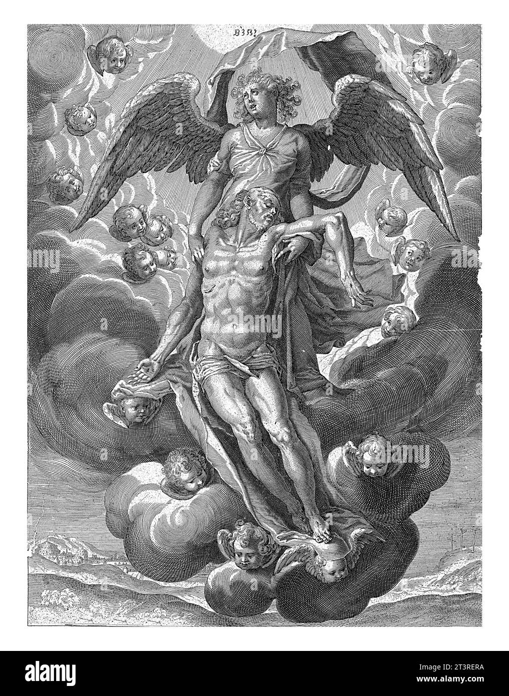 Ascension angel Black and White Stock Photos & Images - Alamy