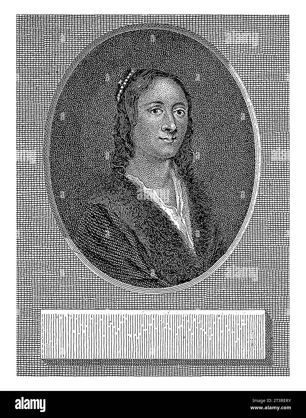 Portrait of the poet Anna Maria van Schurman, Philippus Velijn, 1797 ...