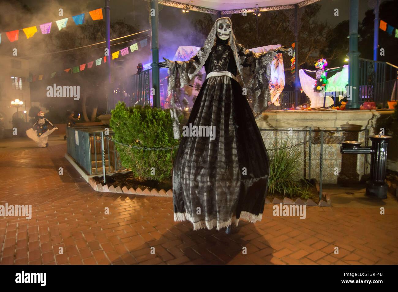 theatrical performance tells the story of día de los muertos with its ...