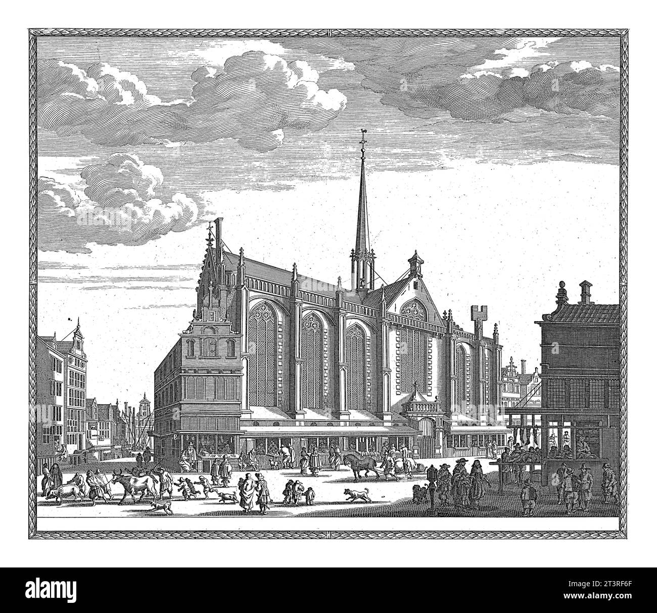 View of the Heilige Stede (Nieuwezijds Kapel) in Amsterdam, Pieter ...
