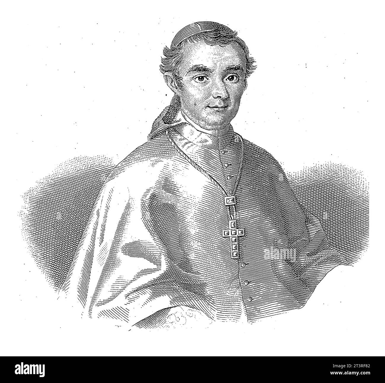 Portrait of Cardinal Filippo de Angelis, Gregorio Cleter, after Bucher ...