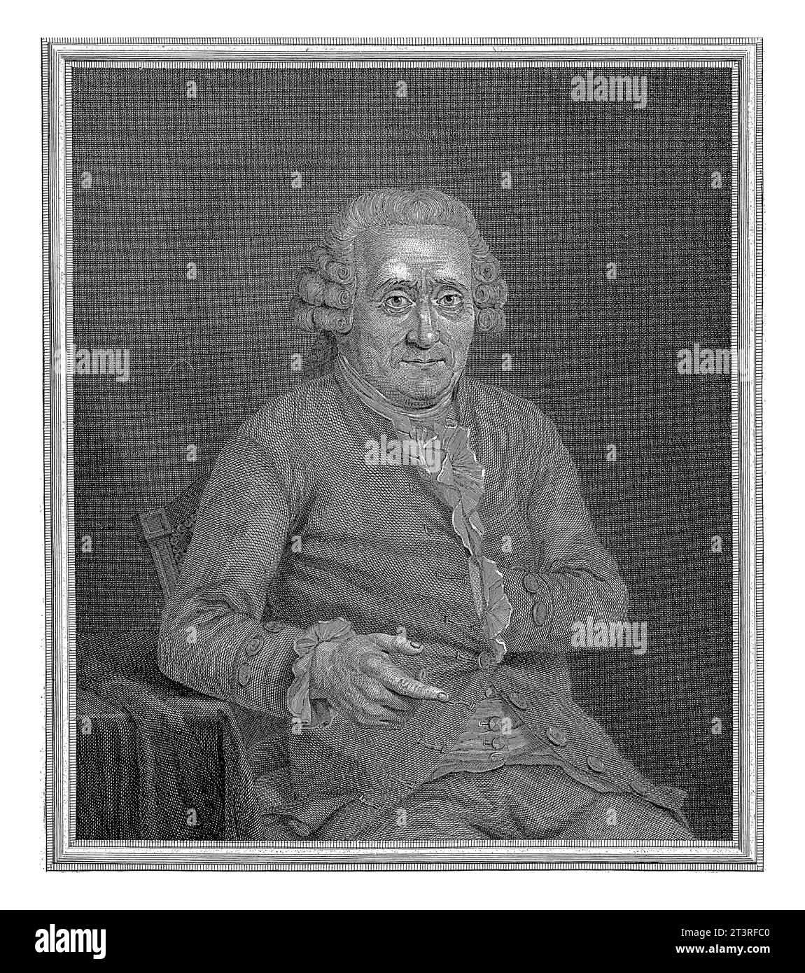 Portrait of Henricus Schultz, Pieter Hendrik Jonxis, after Christiaan ...