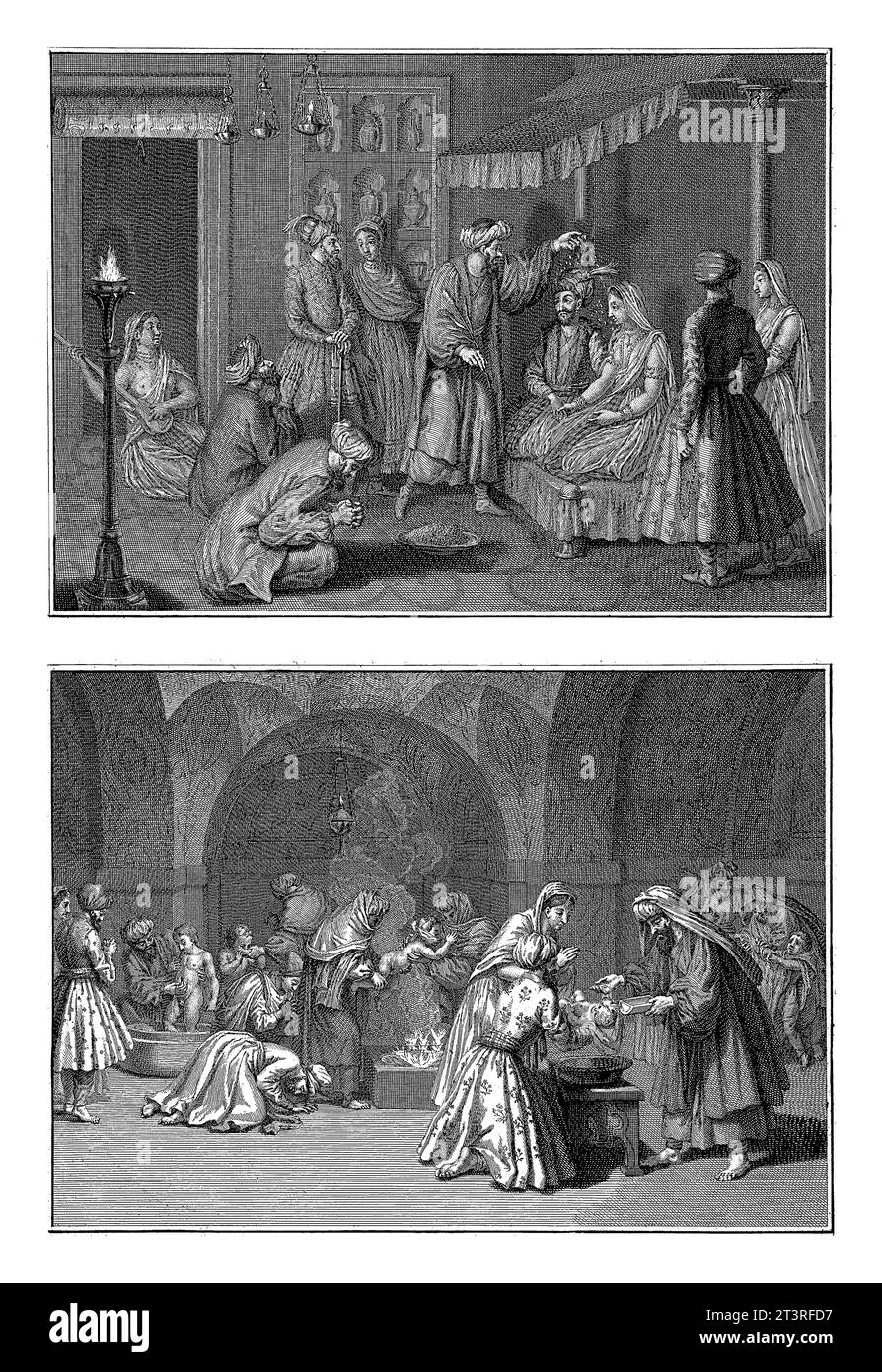 Persian Wedding Ceremony and Baptism Ceremony, Bernard Picart (workshop ...